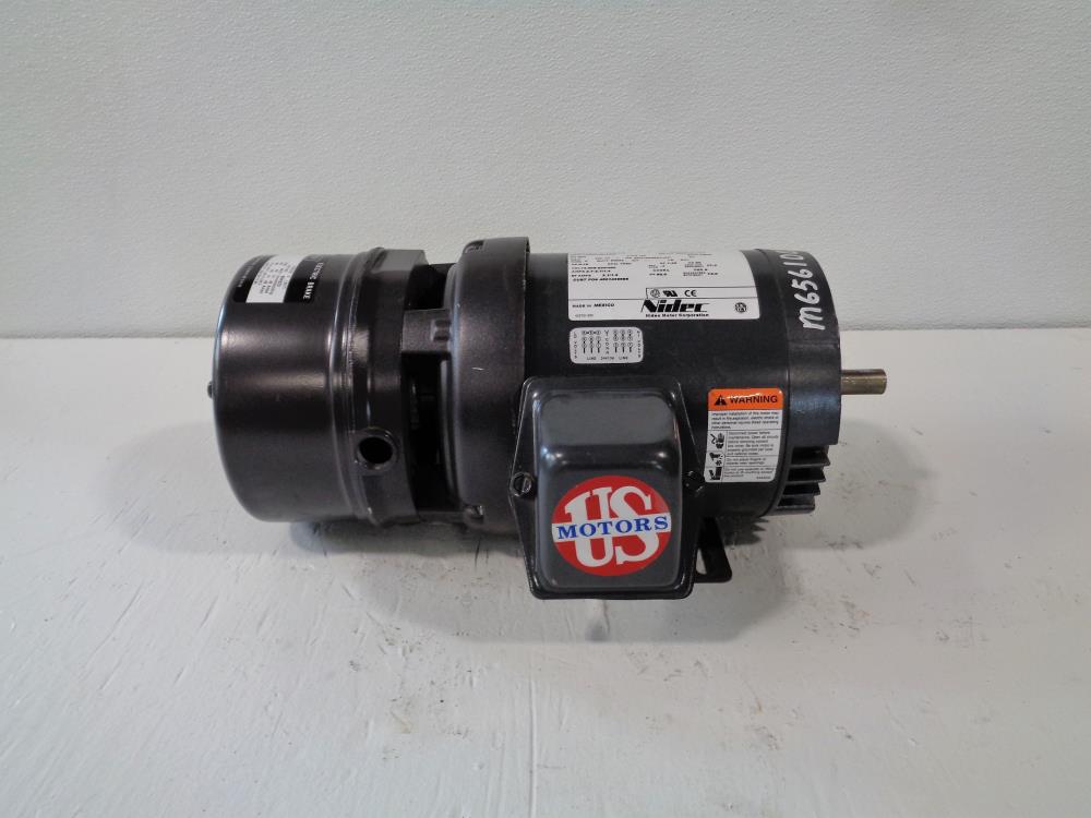 US Motors Shur Stop 3 lb-ft Electric Brake 105631106003 w/ Nidec .75HP ...