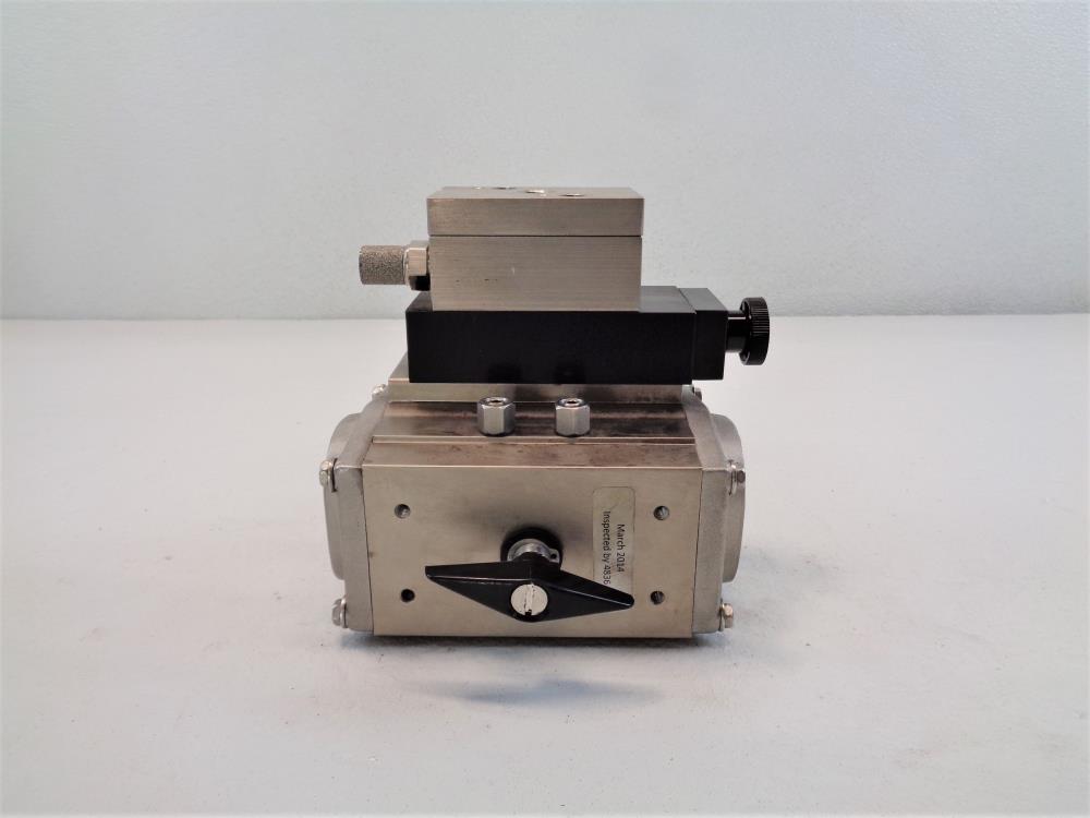 FlowTek 1/2" NPT 316SS Ball Valve Series 7000 w/ Bray Actuator 930635 ...