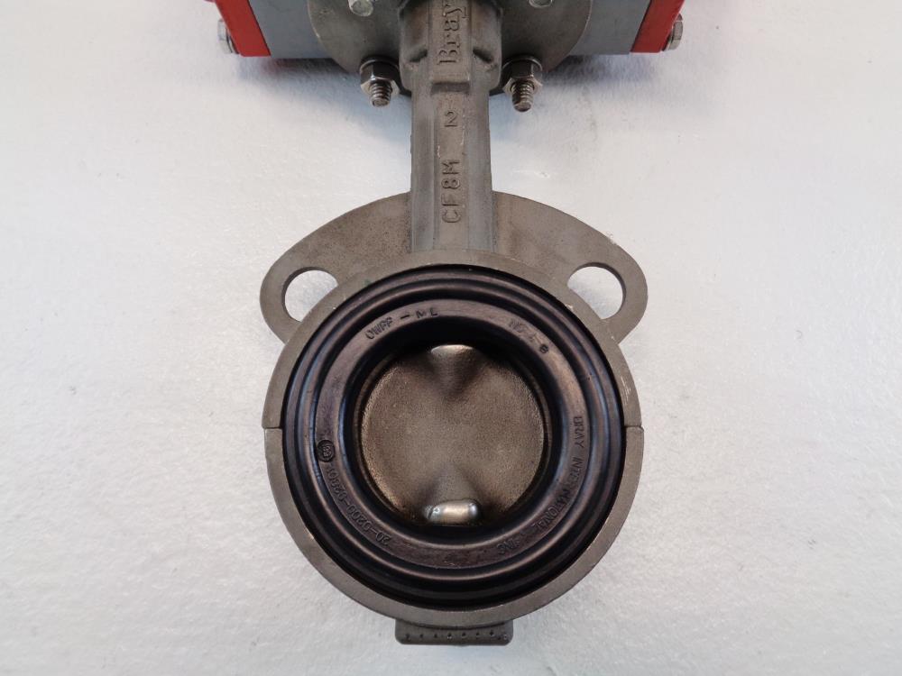Bray 2" CF8M Lug Butterfly Valve 91-0836-21320-015 w/ StoneL Axiom ...