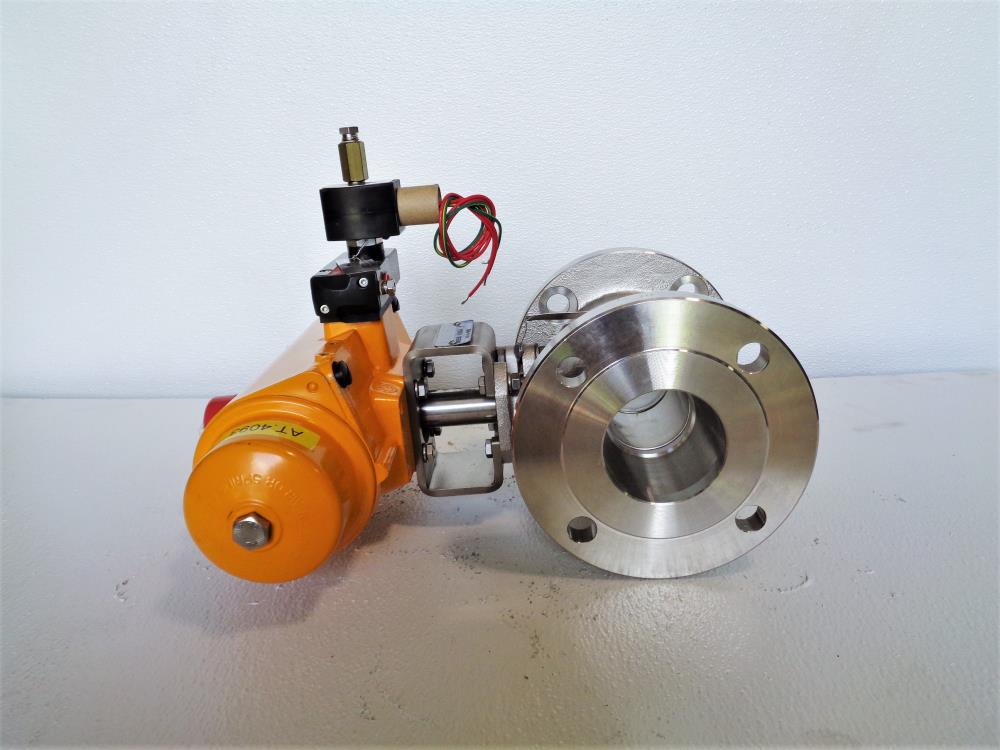 Quadrant 3" 150# Stainless Steel Ball Valve F1RSSRRLH1F300 w/Hytork 221 ...
