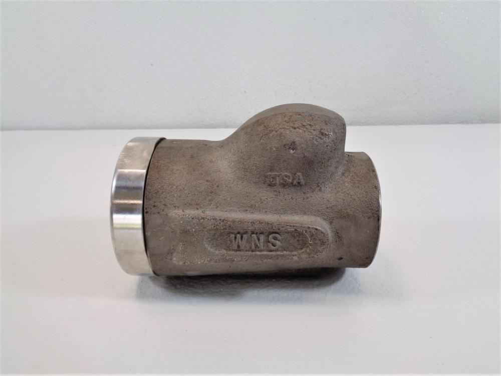 WNS 2" NPT CF8M Ball Check Valve WN2 BC 4419A