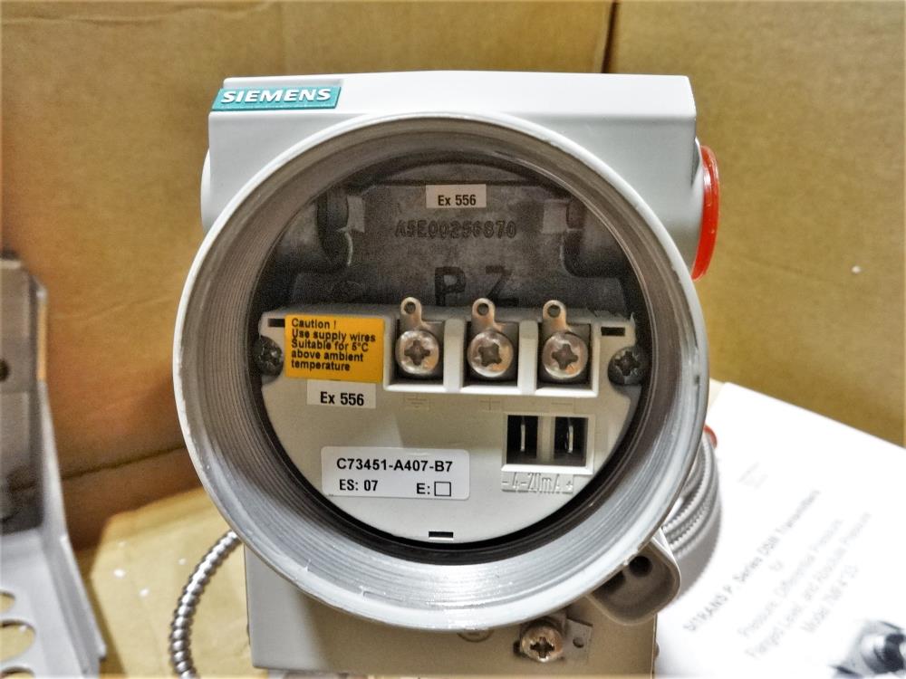 Siemens Sitrans P 2" 150# Differential Pressure Transmitter 7MF4433 ...