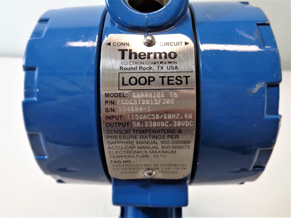 Thermo Sapphire TM Level Sensor #FGOGST0015F30S with 3" 150# Stainless ...