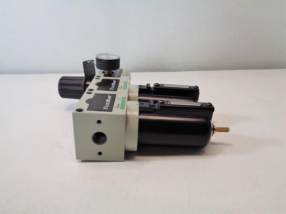 Numatics FlexiBlok Regulator Combo #M32-04XFFRX-A with #F32B-04AM & # ...