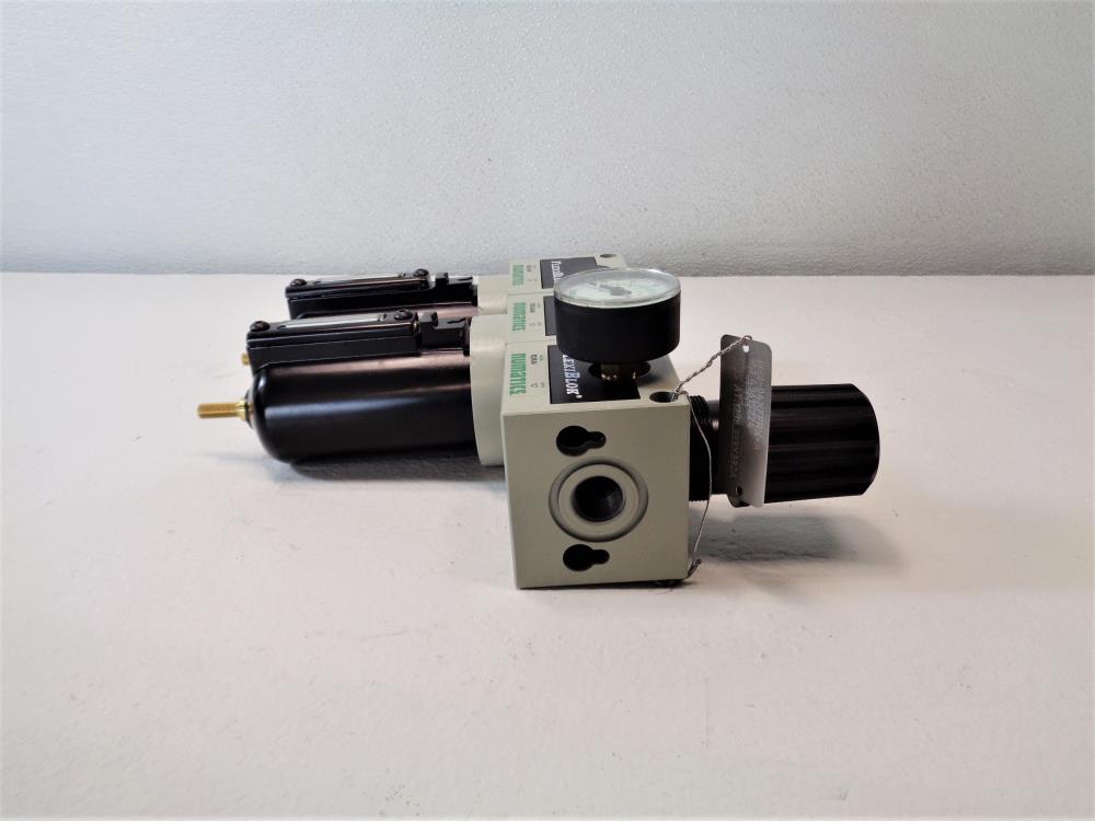 Numatics FlexiBlok Regulator Combo #M32-04XFFRX-A with #F32B-04AM & # ...