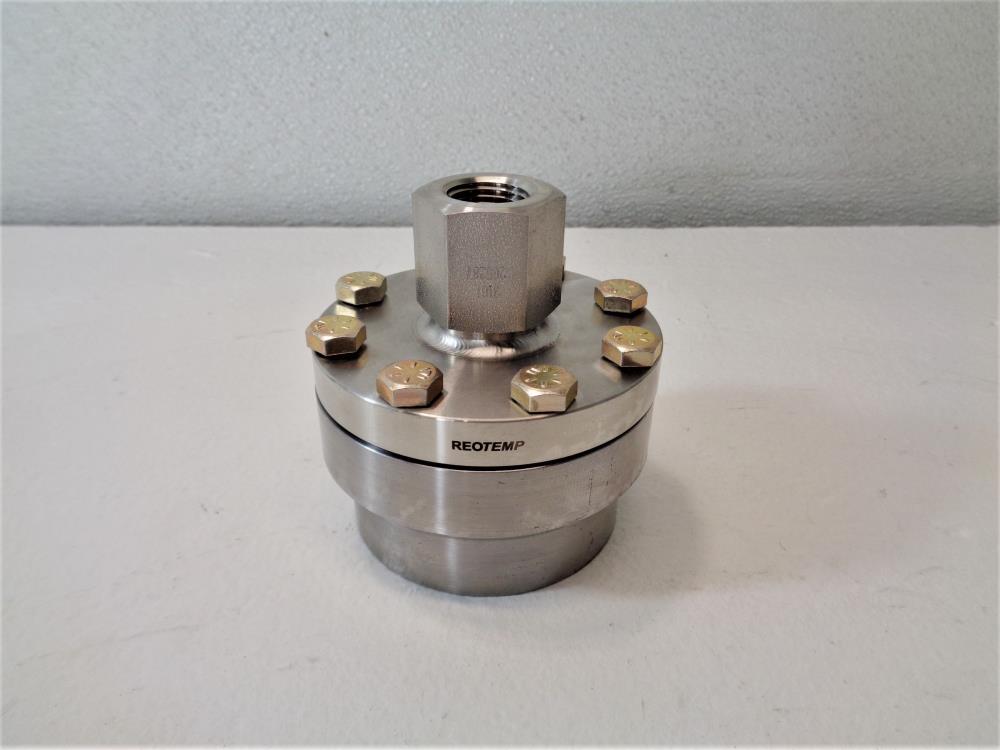 Reotemp W545 1/2" NPT Welded Pipe Saddle Diaphragm Seal W5452CJ040CSS ...