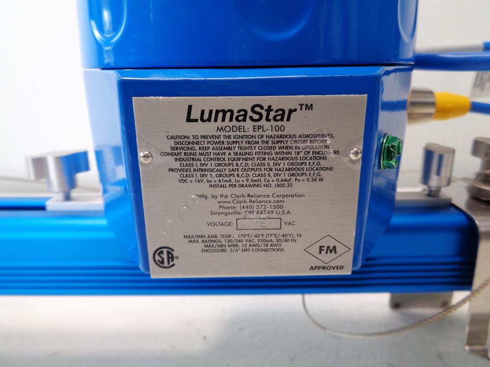 Clark Reliance Jerguson LumaStar LED Sight Glass Illuminator EPL-100-7 ...