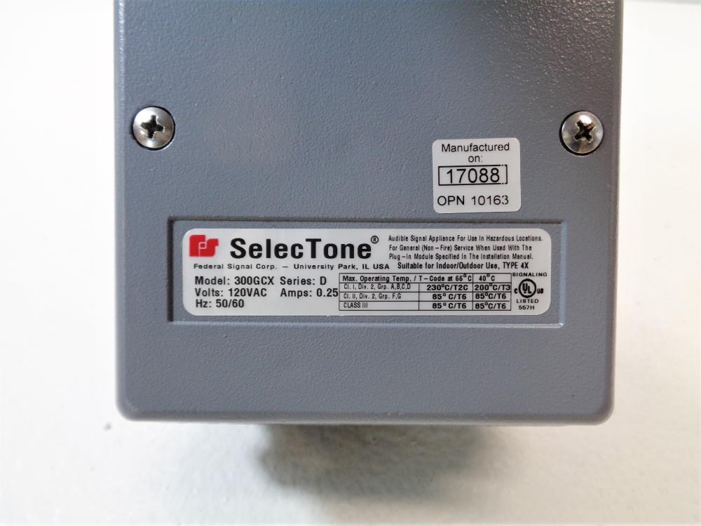 Federal Signal SelecTone Hazardous Location Amplified Speaker 300GCX