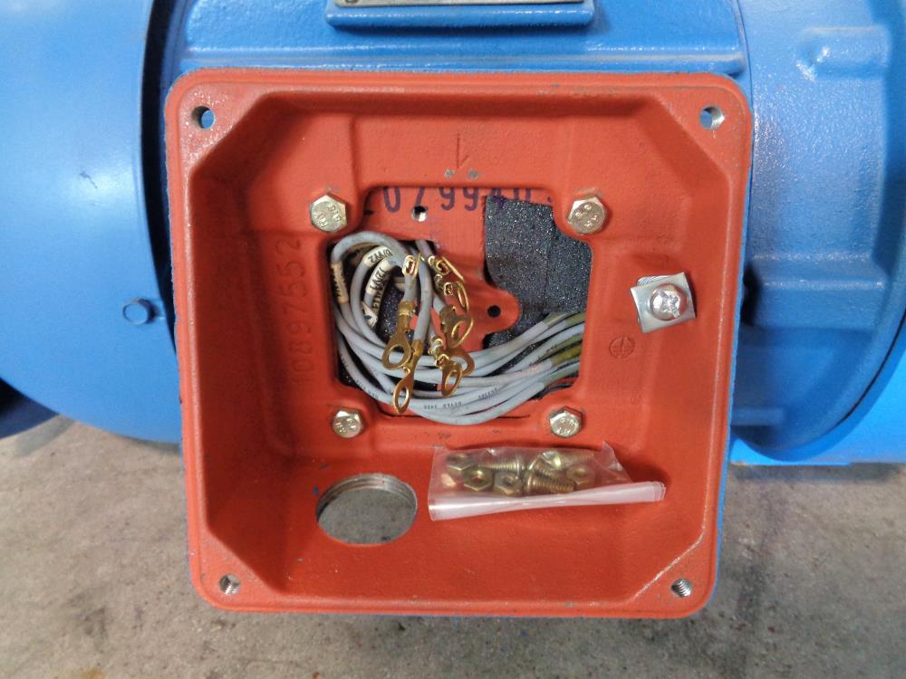 ITT Goulds 3298 Chemical Process Pump 1"x1.5"-6", Tefzel Liner w/ 5HP ...