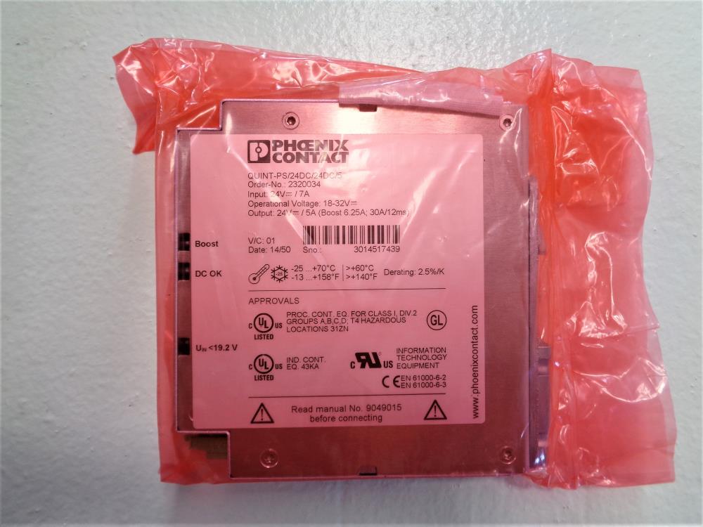 Phoenix Quint Power DC/DC Converter QUINT-PS/24DC/24DC/5, #2320034