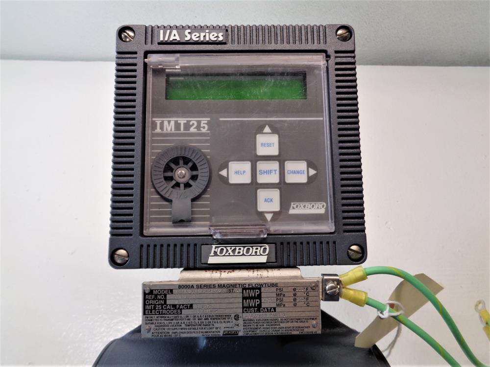 Foxboro 6" Magnetic Flowtube 8006A-WCI-PJGFGZ-A w/ Transmitter IMT25 ...