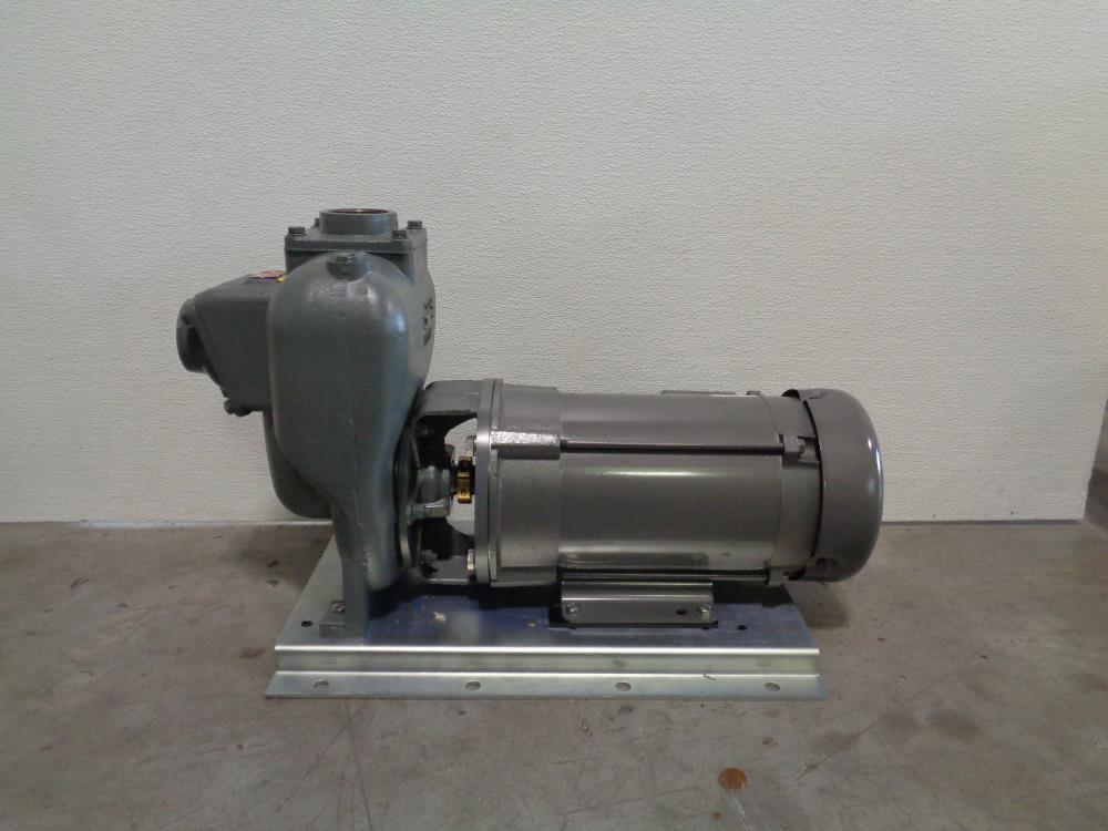 MP Pumps 2" Petroleum Self-Priming Centrifugal Pump 38497 & Baldor 5 ...