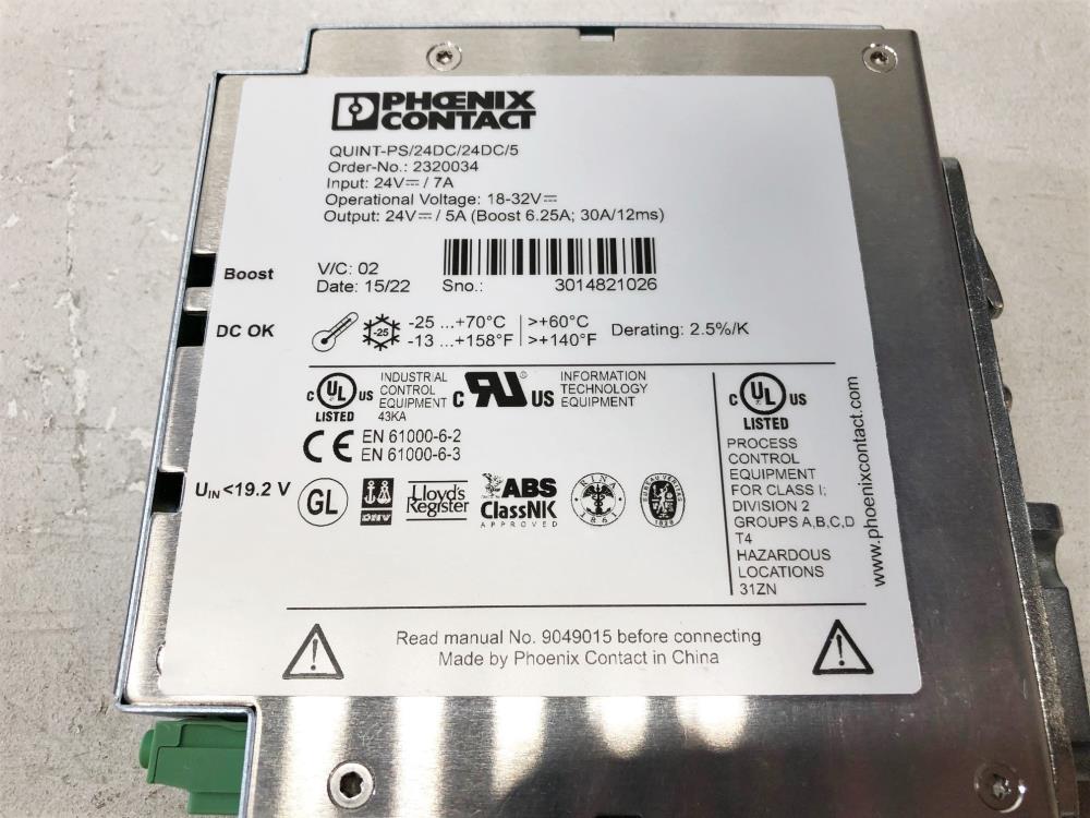 Phoenix Contact Quint Power DC/DC Converter QUINT-PS/24DC/24DC/5, #2320034