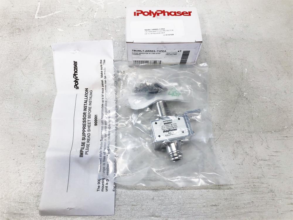 Schneider Electric PolyPhaser 900001 In-Line Surge Filter TBUMLT-ARRES ...