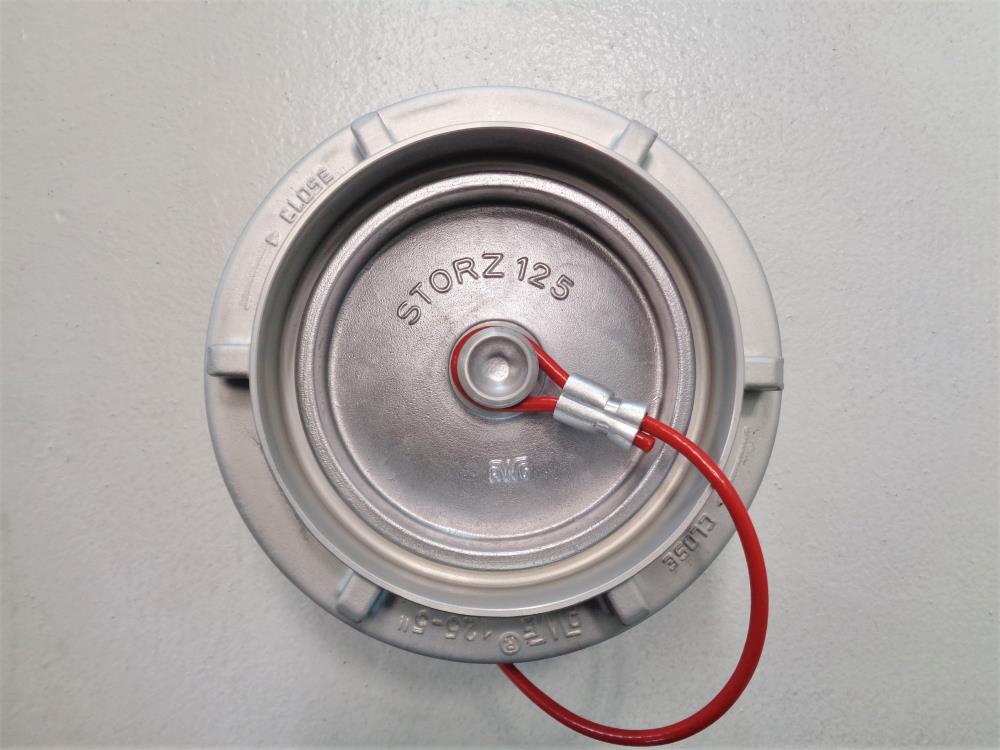 Harrington AWG Storz-Lok Adapter 125-5" x 4" NPT with Blind Cap