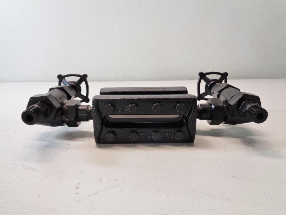 Jerguson 13-T-20 Sight Glass Liquid Level Gauge w/ #67 Ballchecks ...