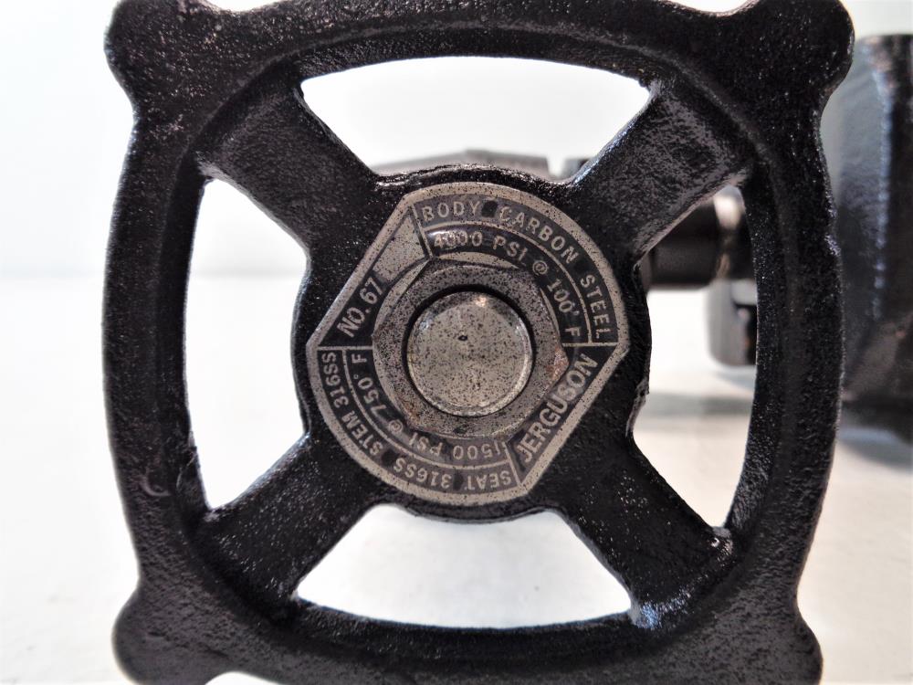 Jerguson 13-T-20 Sight Glass Liquid Level Gauge w/ #67 Ballchecks ...