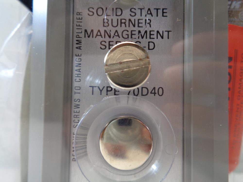 Fireye 70D40 Solid State Burner Management Controller (Clear Cover)