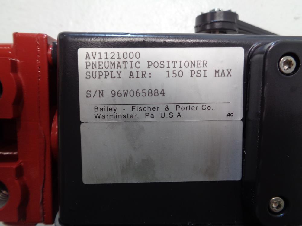 Bailey Fischer Pneumatic Positioner AV1121000