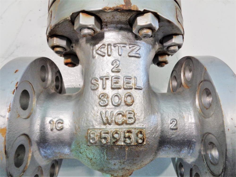 Kitz 2" 300# WCB Gate Valve
