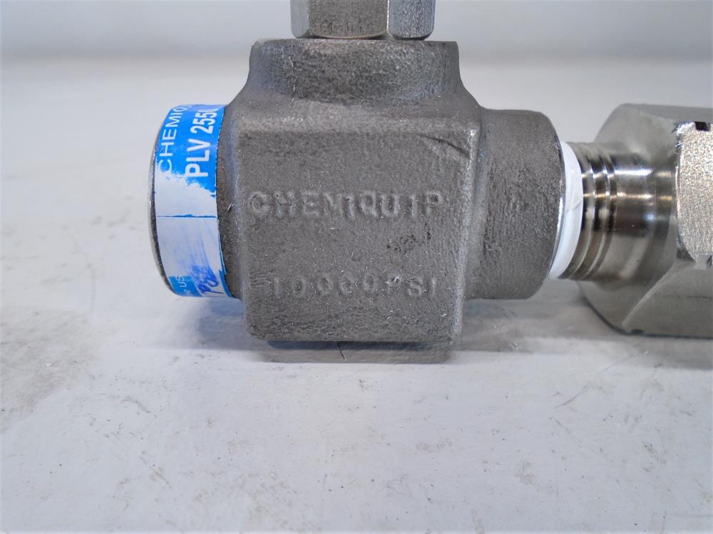 Lot of (3) Chemiquip 1/2" NPT Pressure Limiting Valve PLV 2550