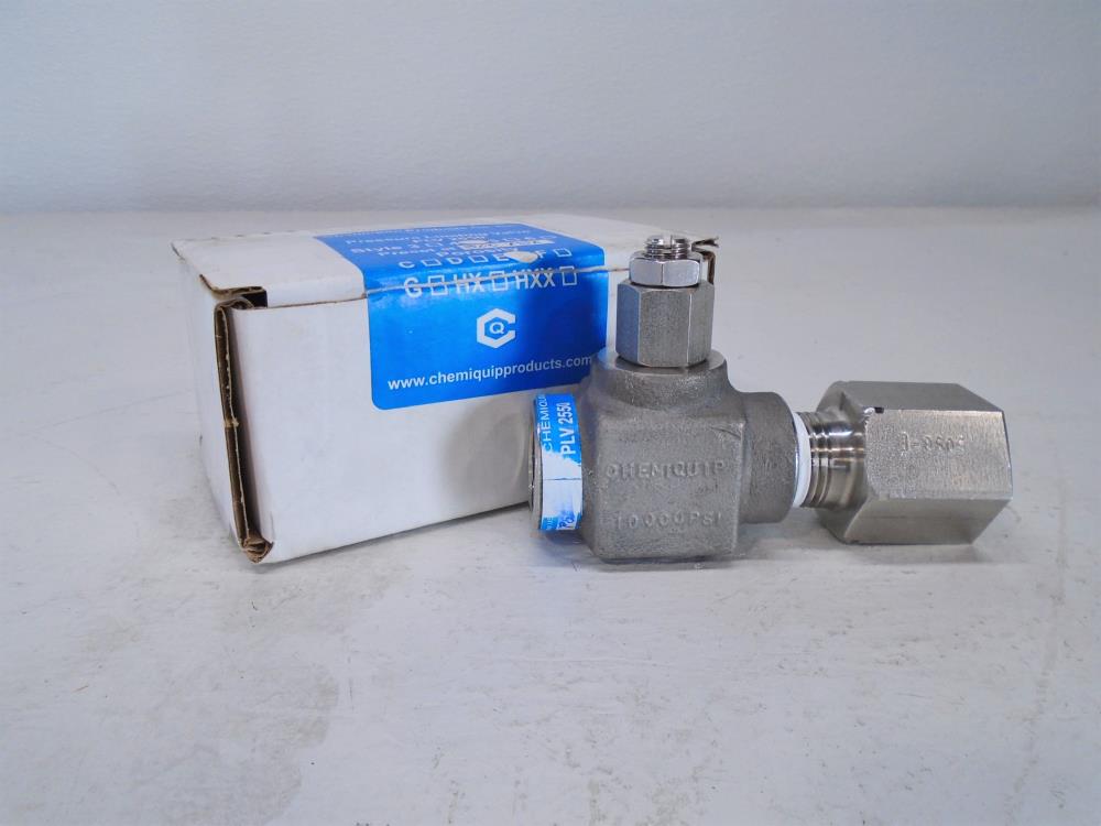 Lot of (3) Chemiquip 1/2" NPT Pressure Limiting Valve PLV 2550
