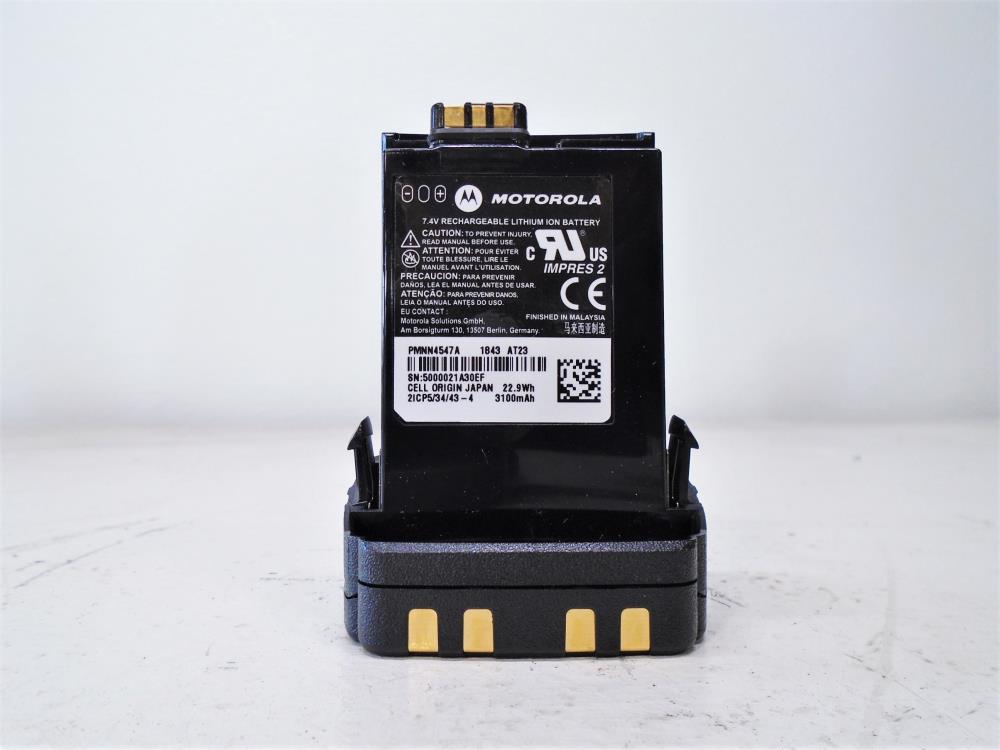 Lot of (2) Motorola Impres 2 Li-ion 3100 mAh Battery 7.4V Rechargeable ...