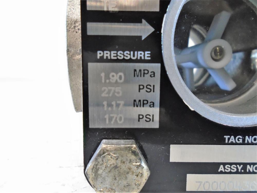 Penberthy 1" NPT Sight Glass Flow Indicating Valve with Rotator SFR 1 A
