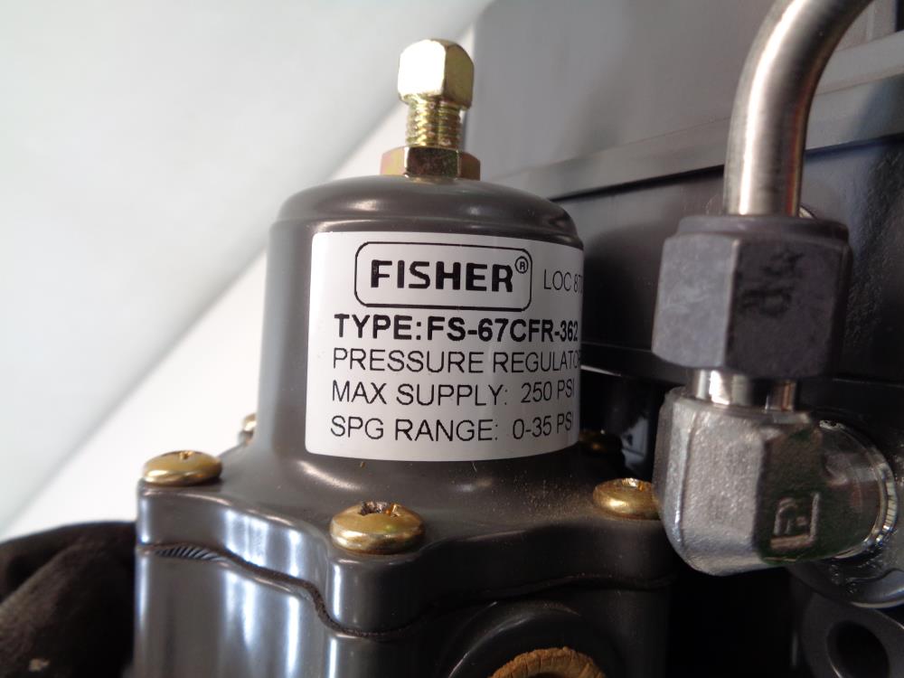 Baumann 24102S Control Valve 1/2" NPT 300# 316SS w/ Fisher Fieldvue DVC6200