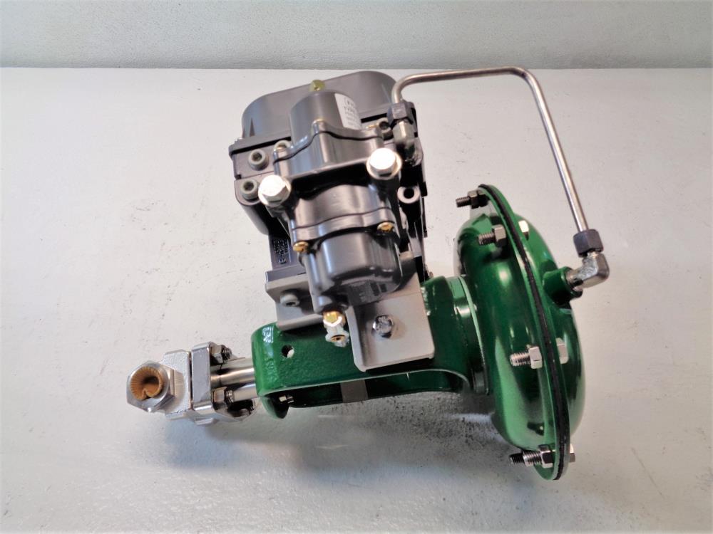 Baumann 24102S Control Valve 1/2" NPT 300# 316SS w/ Fisher Fieldvue DVC6200