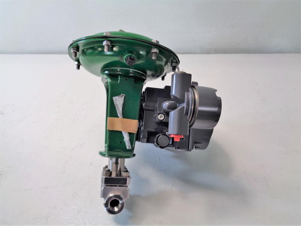 Baumann 24102S Control Valve 1/2" NPT 300# 316SS w/ Fisher Fieldvue DVC6200