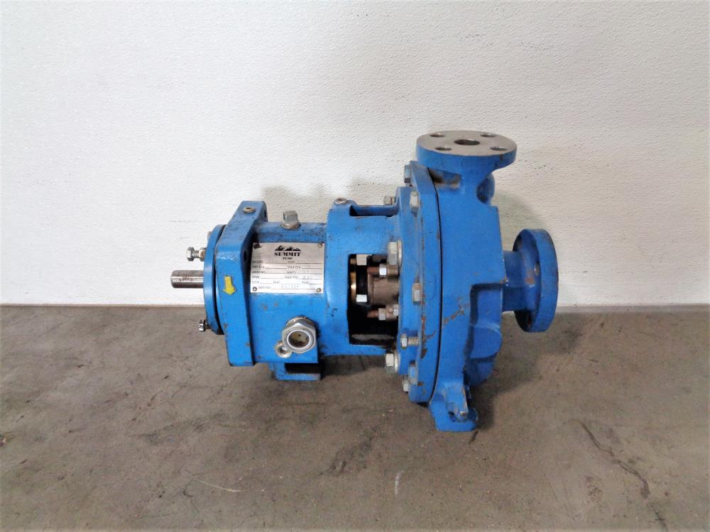 Summit ANSI Centrifugal Chemical Pump 2196, Size 1" x 1.5" - 6