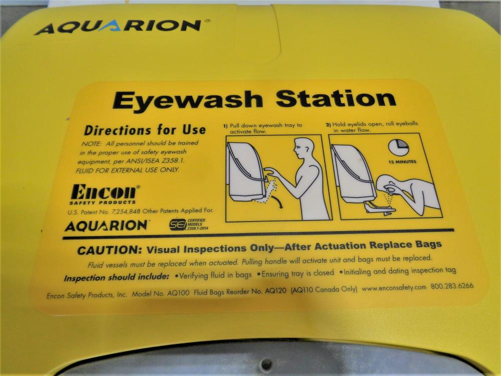 Encon Aquarion Self-Contained Portable Eyewash Station AQ100