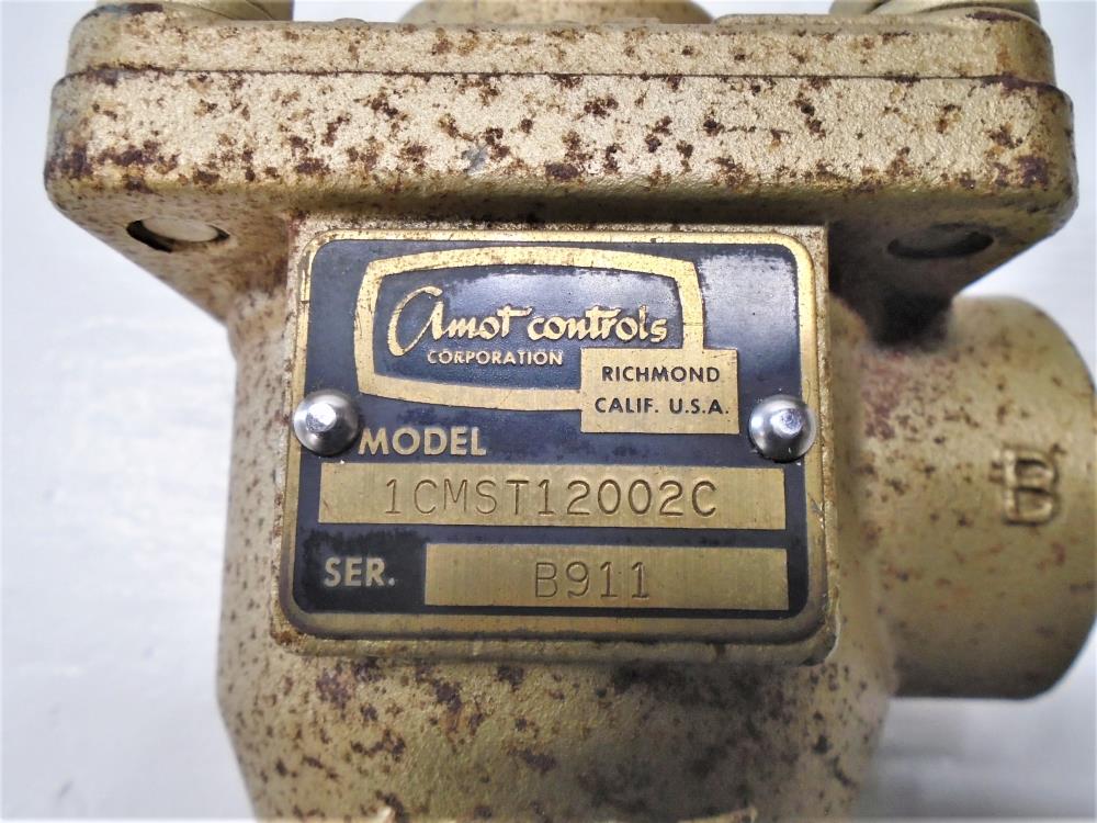 Amot 1" NPT 3-Way WCB Temperature Control Valve 1CMST12002C