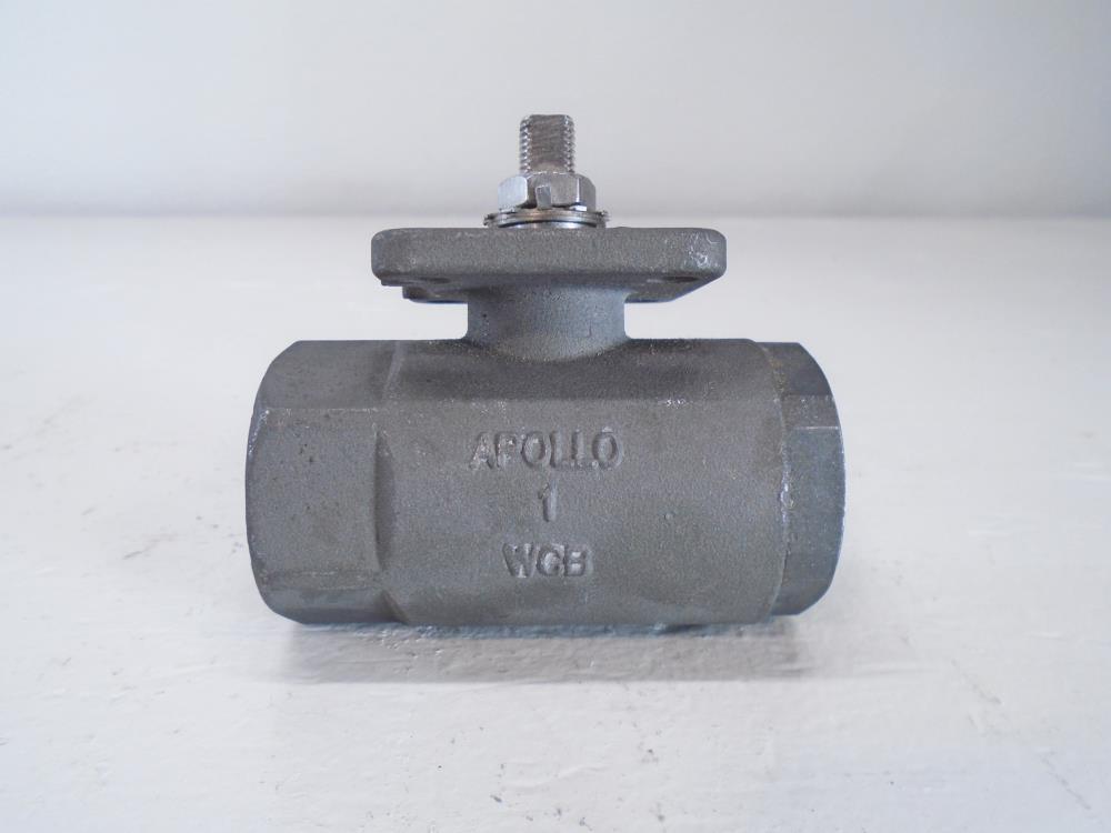 Lot of (4) Apollo Ball Valves, 3/8" NPT CF8M #76-102-15 and 1" NPT WCB ...