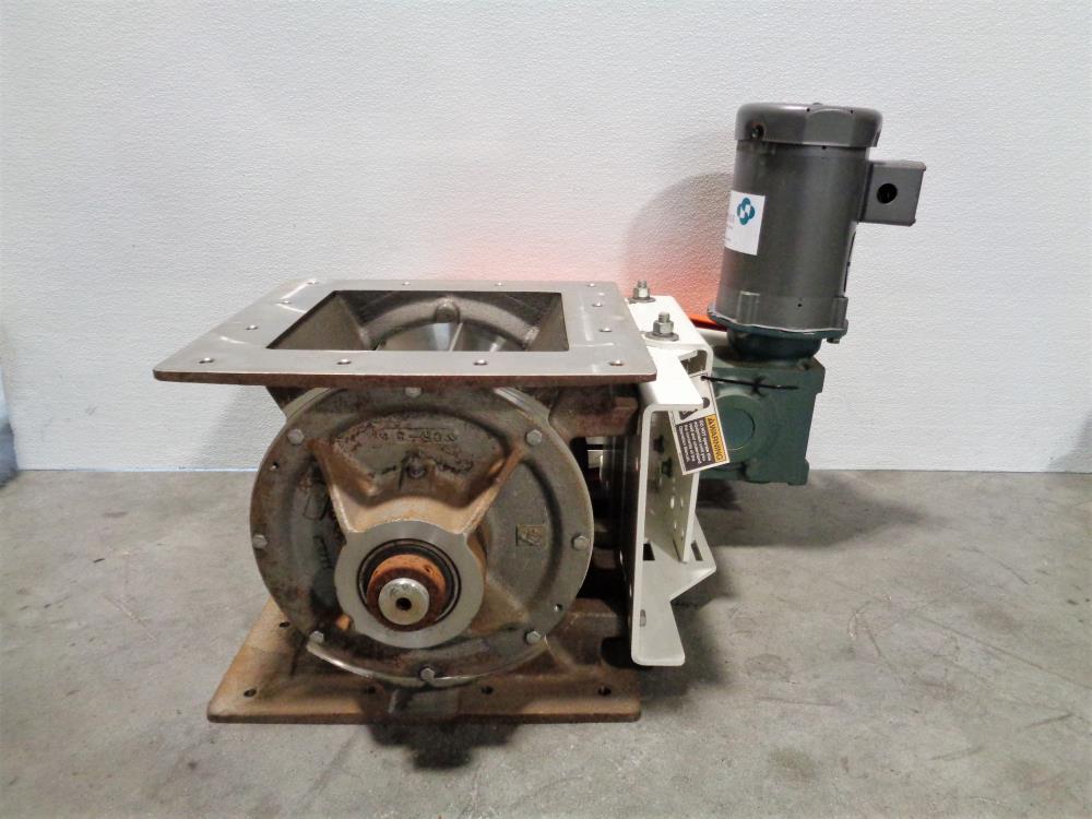 Mac Process 10" CF8 Rotary Air Lock Valve MD40, Dodge Tigear Reducer ...