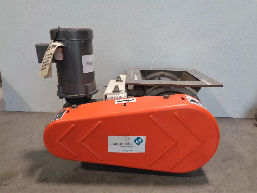 Mac Process 10" CF8 Rotary Air Lock Valve MD40, Dodge Tigear Reducer ...