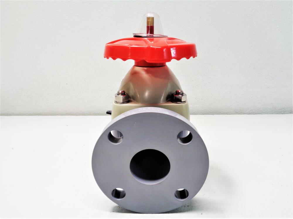 Asahi 2" Flanged Diaphragm 14 Valve, CPVC Body, EPDM Seals, 1463020