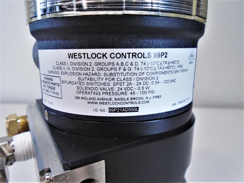 ITT 1" Stainless Steel Diaphragm B209 with Westlock Limit Switch ...