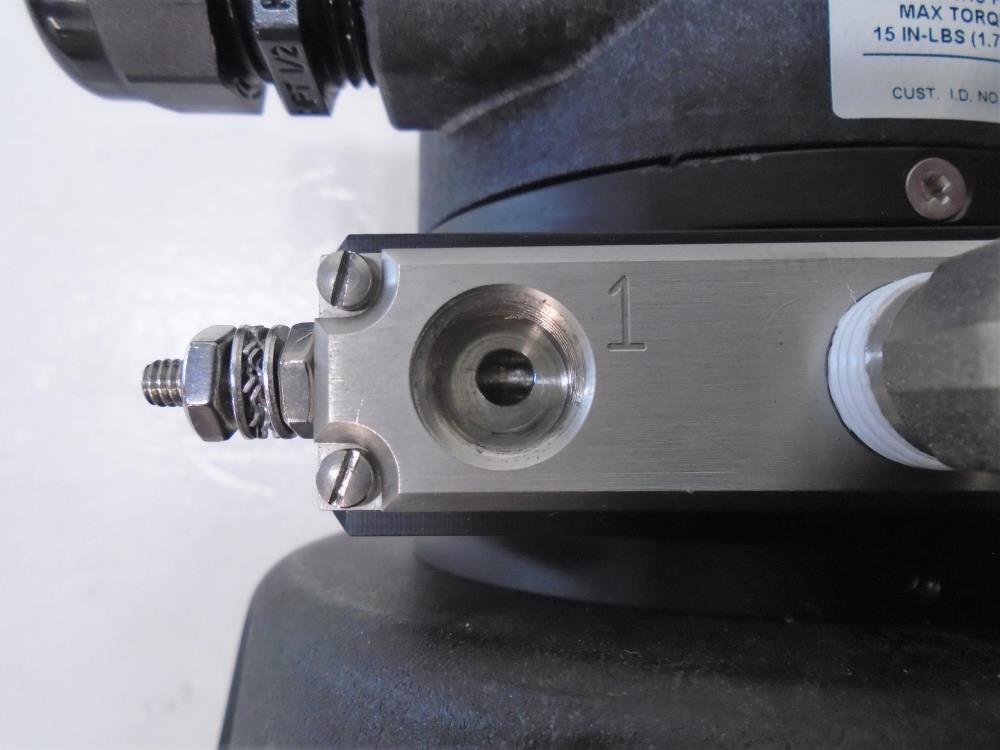 ITT 1.5" Butt-Weld Diaphragm Valve w/ B217 Actuator & Westlock Limit ...