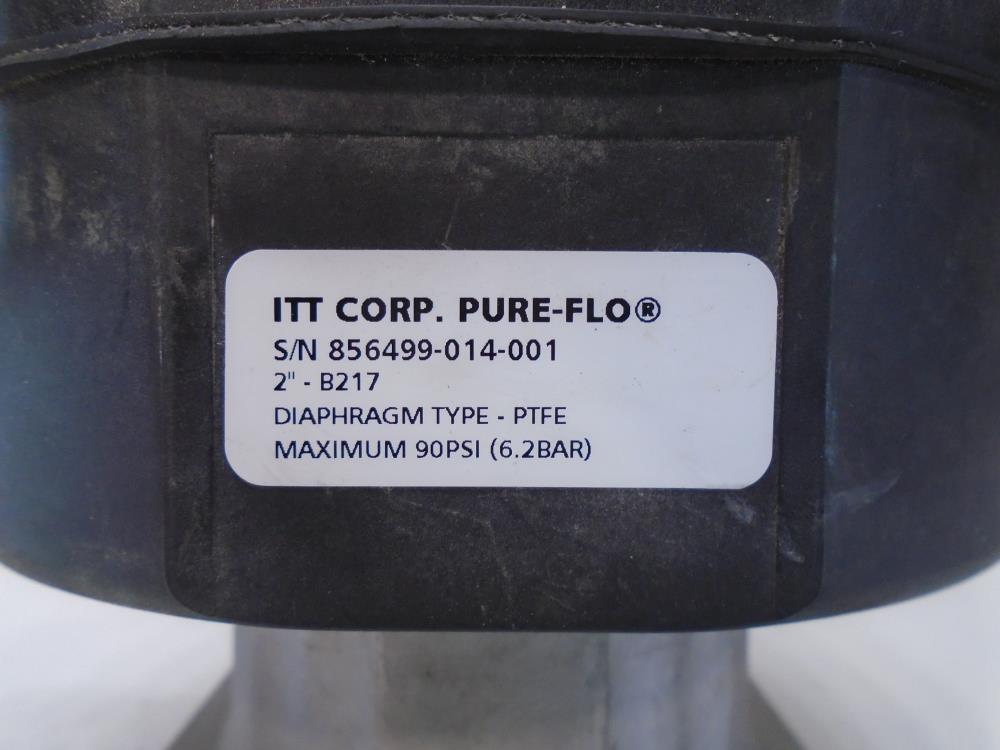 ITT Pure-Flo 2" Diaphragm Actuator 2-N-PN-B217-HW3-LS130 w/ Westlock ...