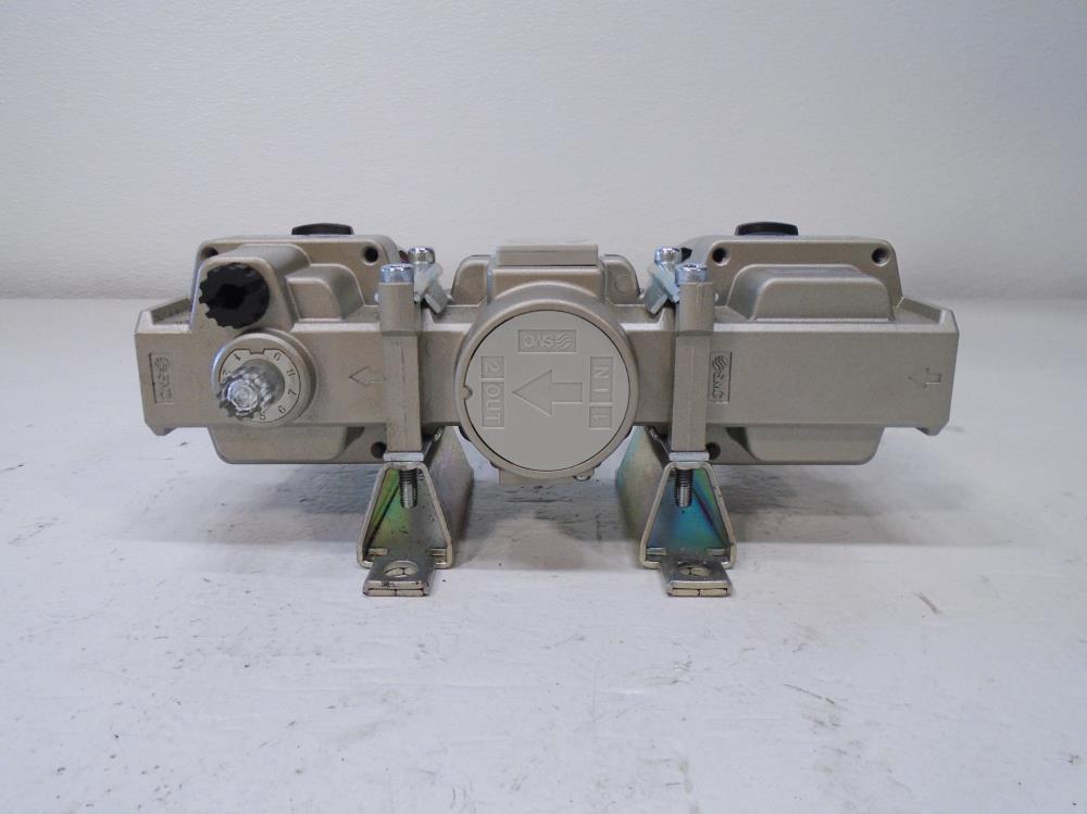 SMC Filter Regulator Lubricator Assembly AC40-04DE, AF40-04D, AR40-04E ...