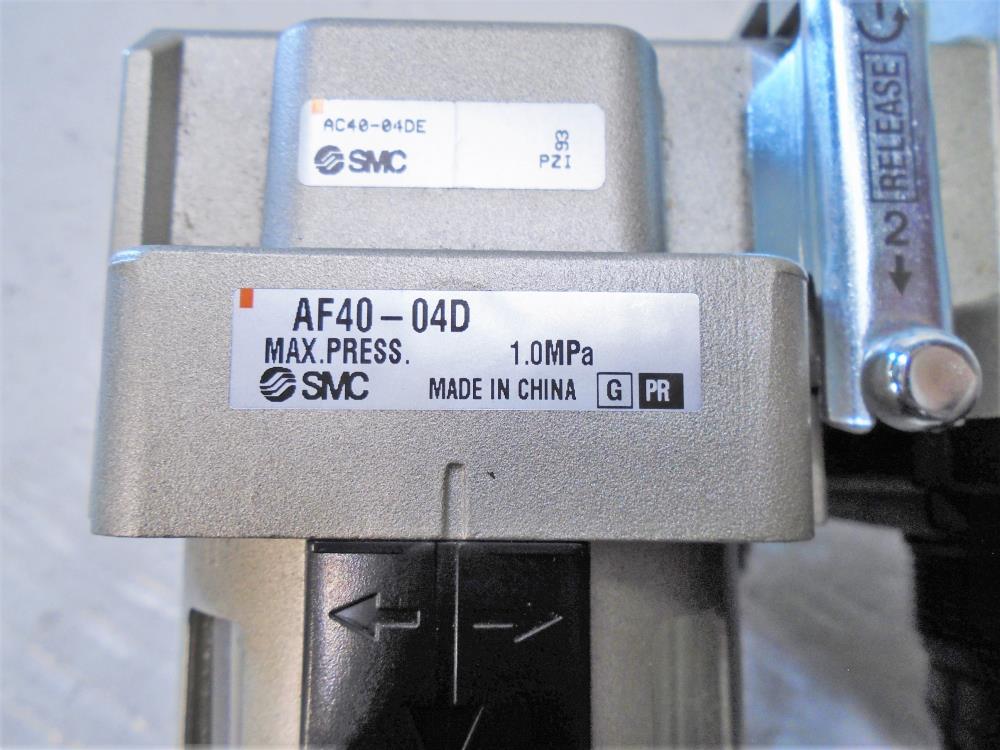 SMC Filter Regulator Lubricator Assembly AC40-04DE, AF40-04D, AR40-04E ...
