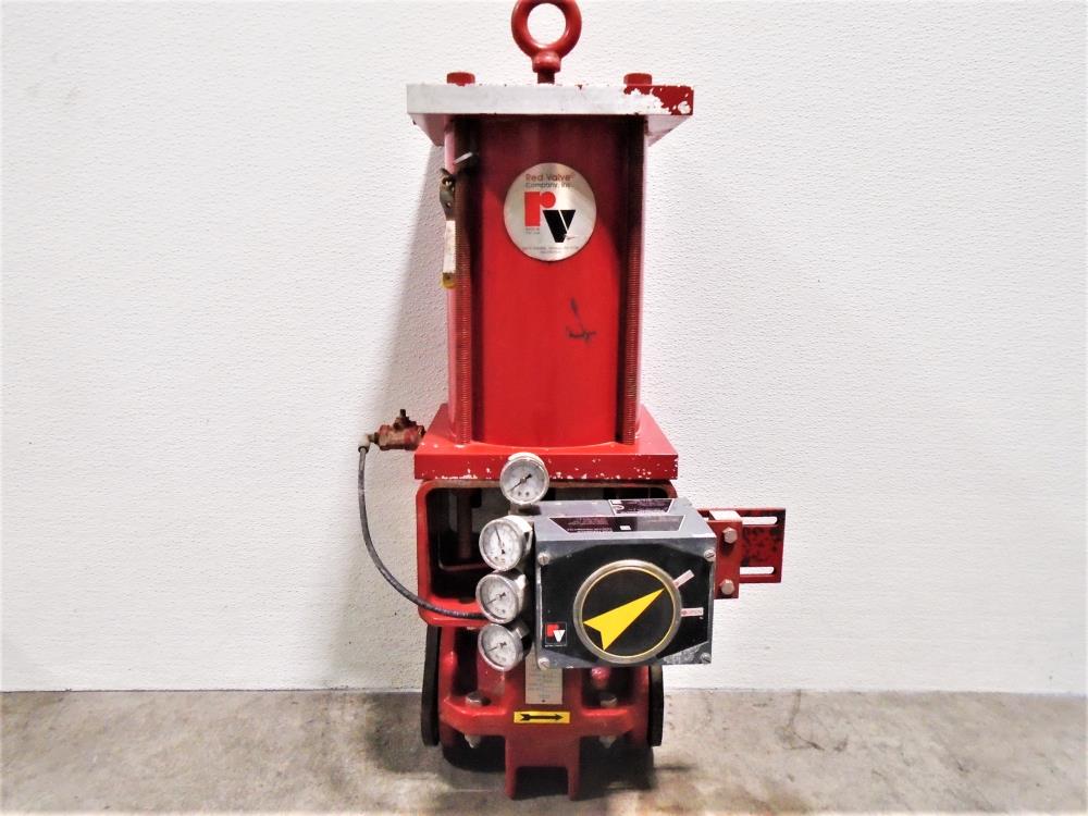 Red Valve 2" DI Control Valve w/ BLX Positioner & BLX Transmitter ...