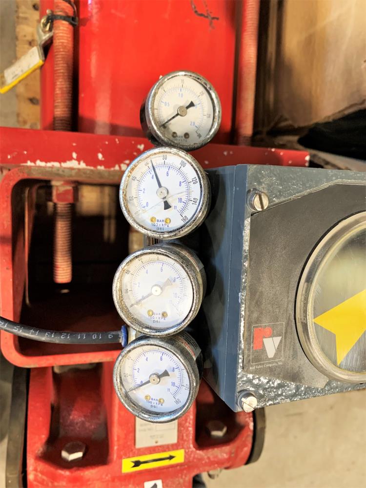 Red Valve 2" DI Control Valve w/ BLX Positioner & BLX Transmitter ...