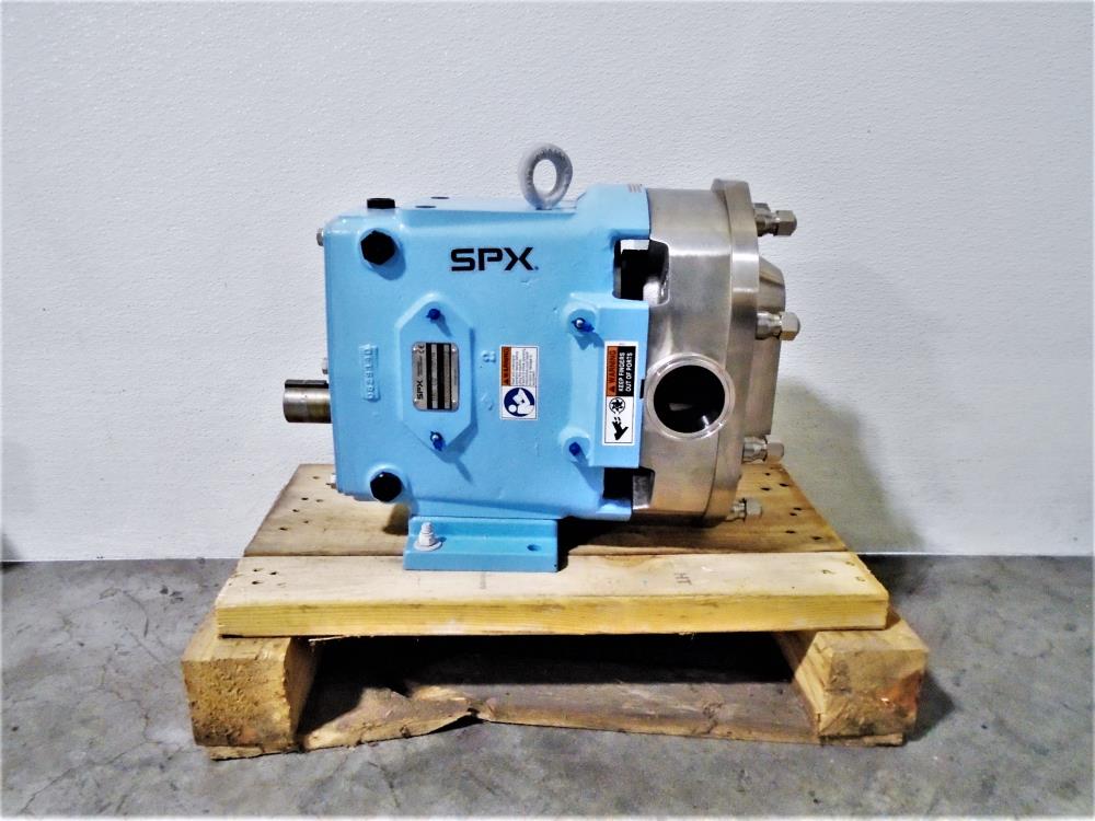 SPX Waukesha 2-1/2" Rotary Positive Displacement Pump, Stainless Steel ...