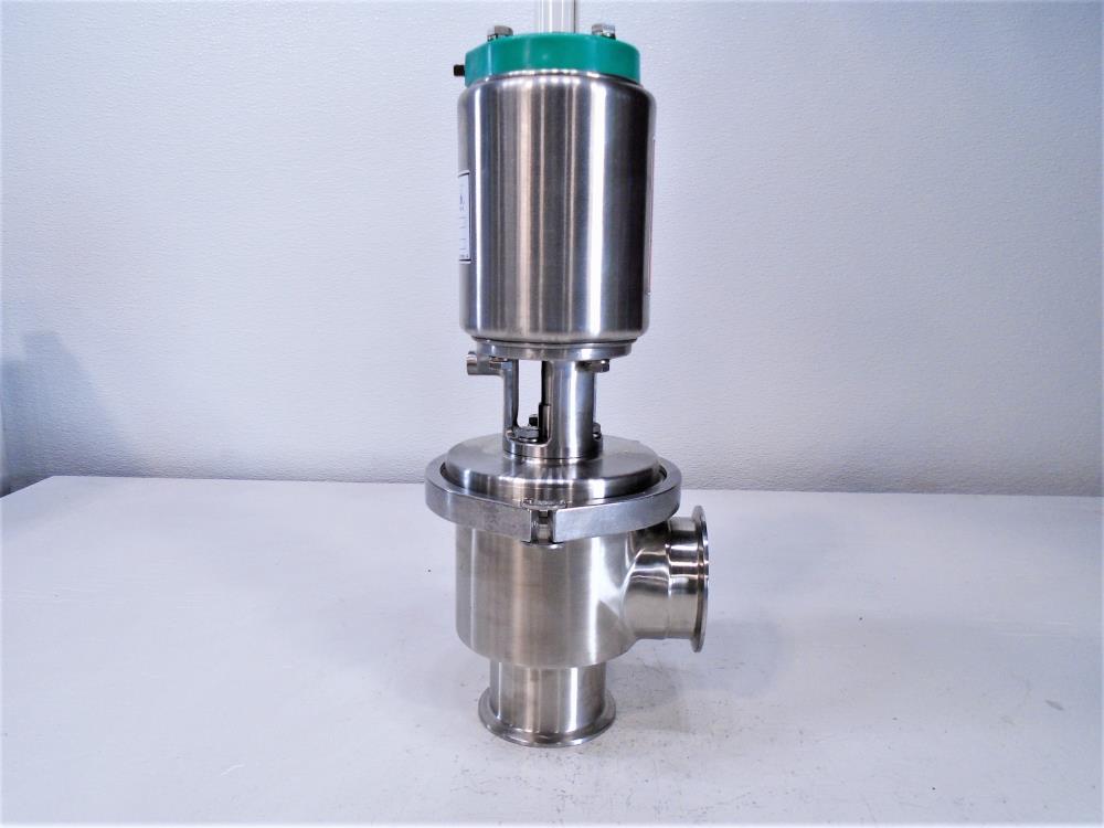 Alfa Laval Tri-Clover 3" Stainless Sanitary Valve, Model 761TR-10M-20S ...