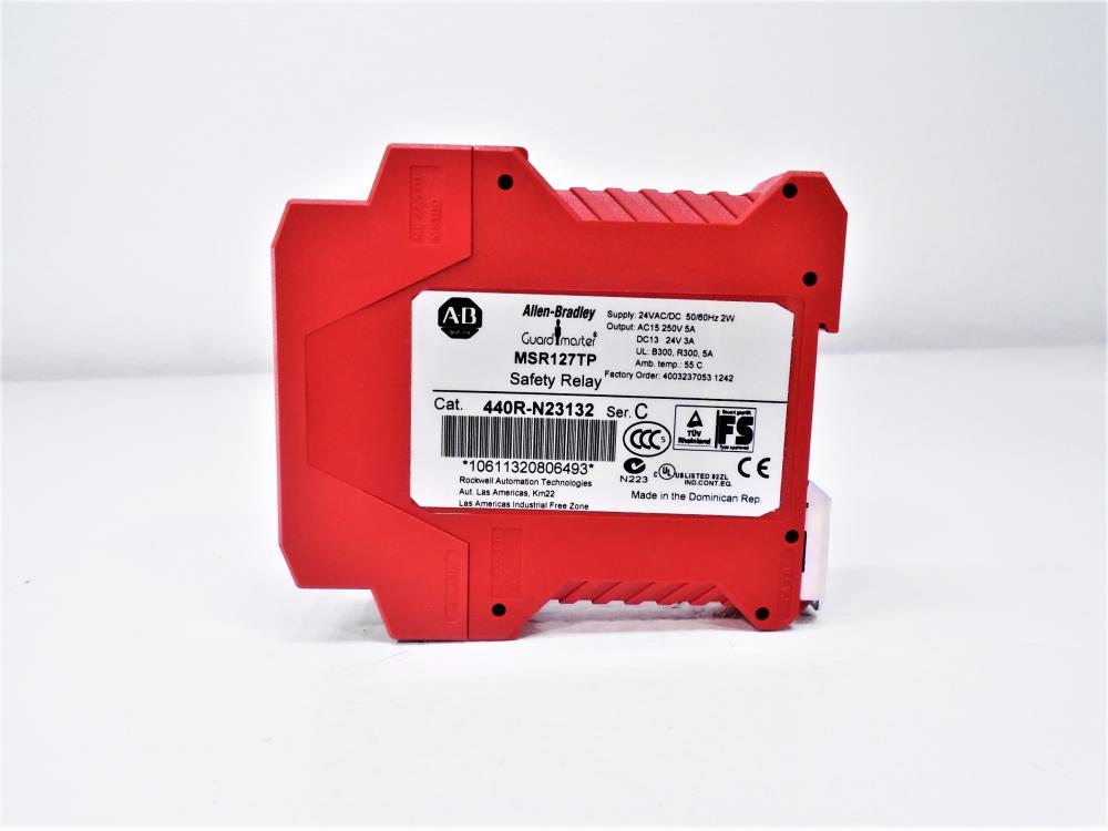 Allen Bradley Minotaur MSR127TP No Delay Safety Relay, #440R-N23132 ...