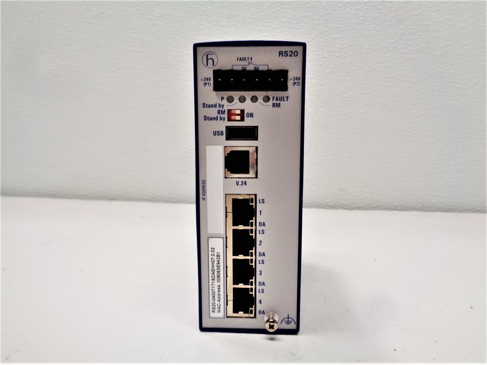 HIrschmann RS20 4-Port Rail Switch RS20-0400T1T1SDAE