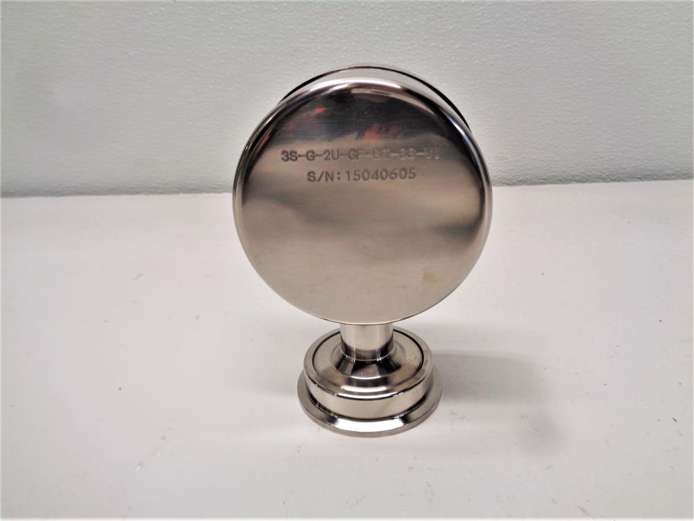 CSE 3.5" Sanitary Pressure Gauge, 0-300 PSI, 2" Tri-Clamp, 3S-G-2U-GF ...